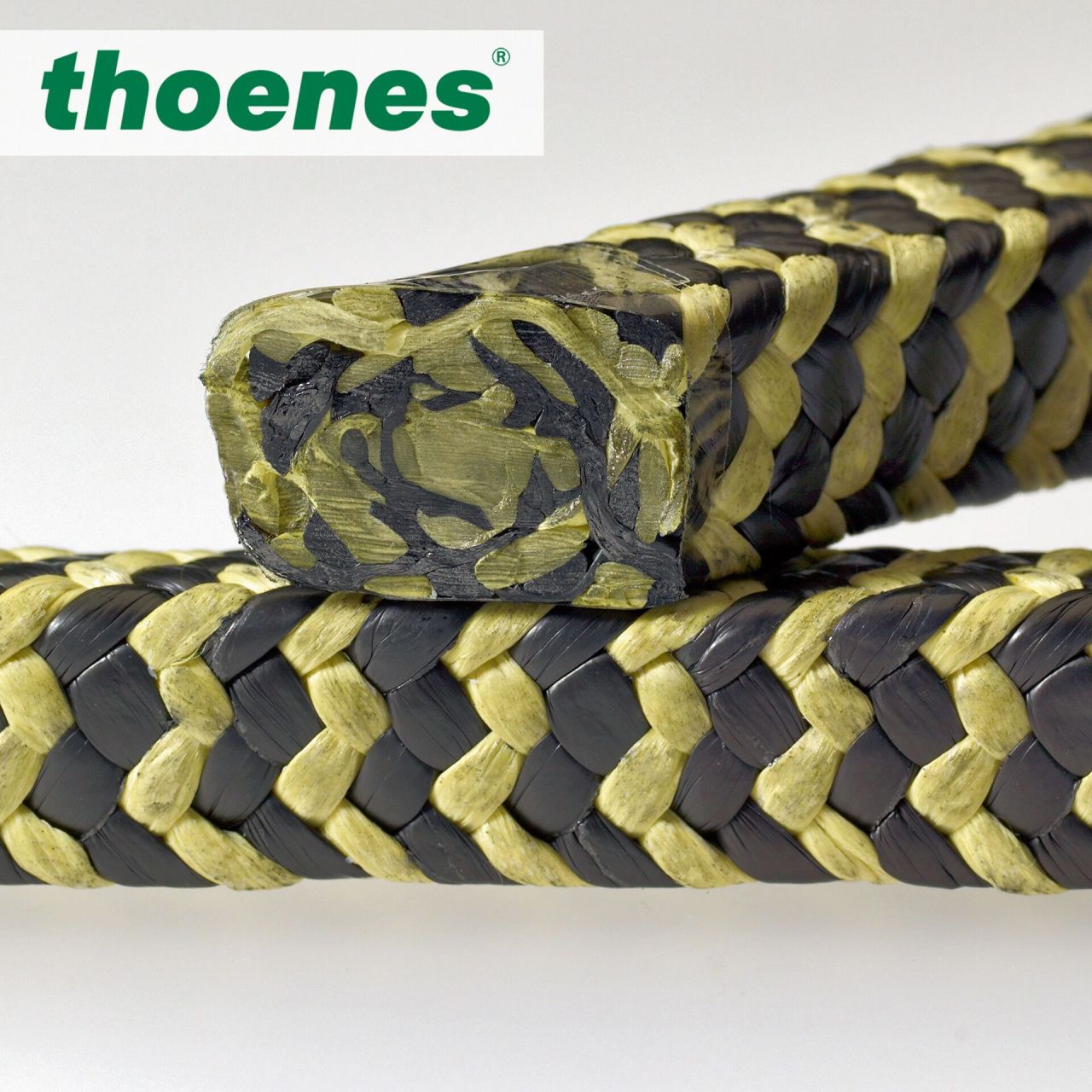 thoenes® P645 - Aramid- PTFE- graphite packing | 7 x 7 mm | quadratic ...